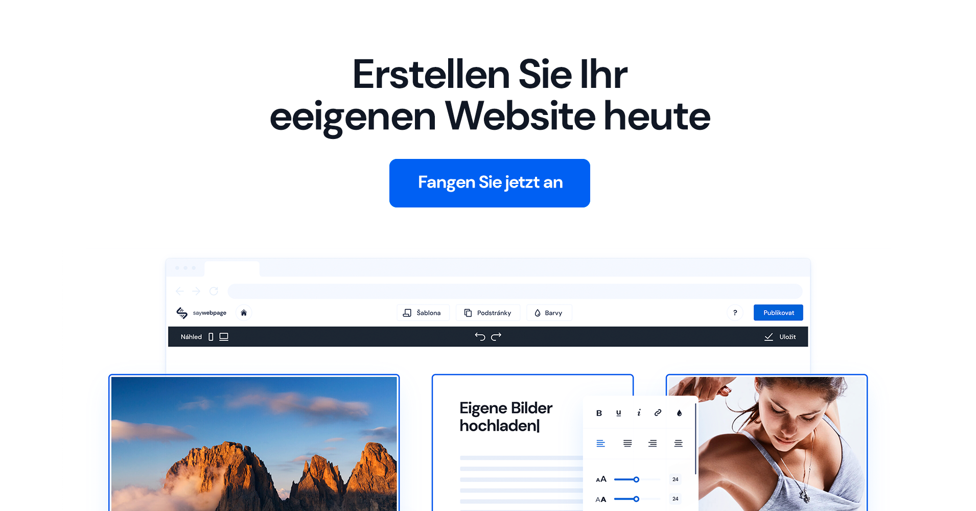 Erstelen Sie Ihre eigene Webseite